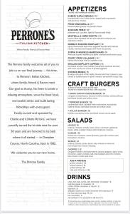 Perrone’s Italian Kitchen – 104 Tennessee St.